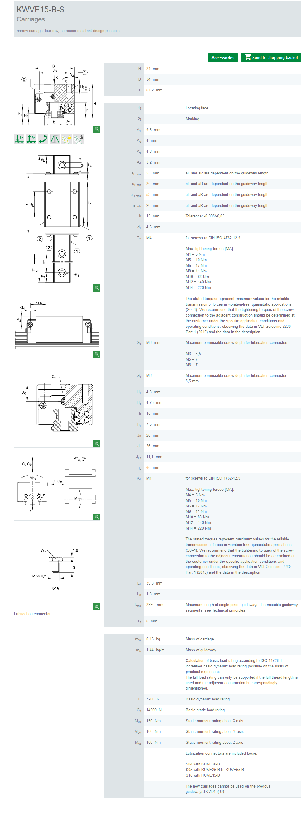 Original INA Linear Slider KWVE15BSG3V1 Linear Guide - NJSKT