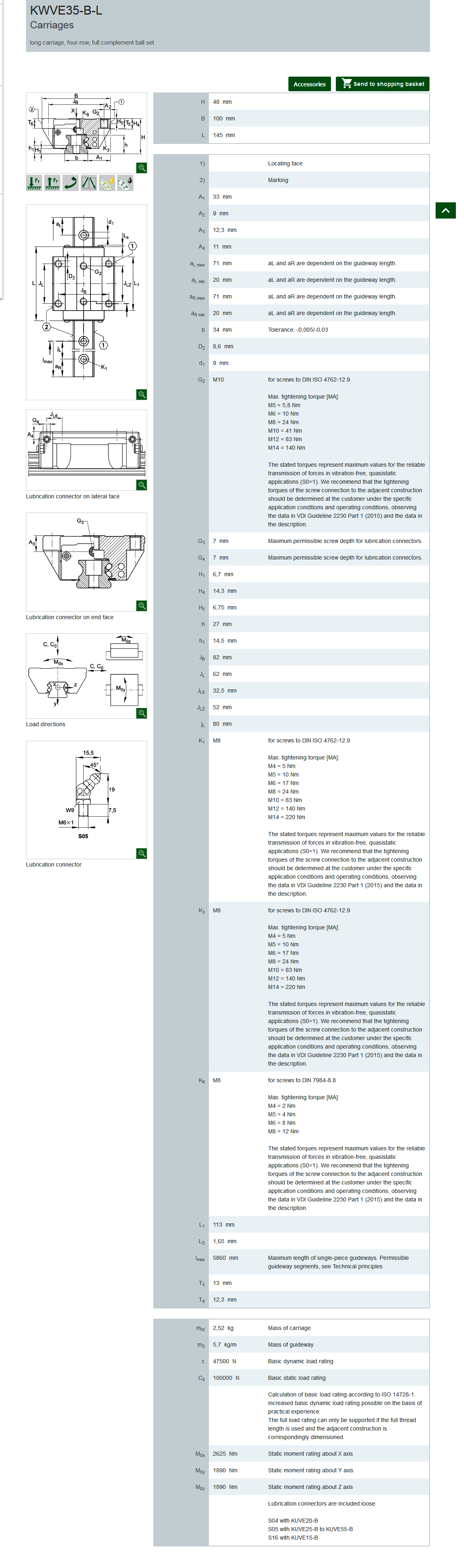 Germany INA Rail And Linear Guides KWVE35BLG3V2 - Buy rail and linear ...